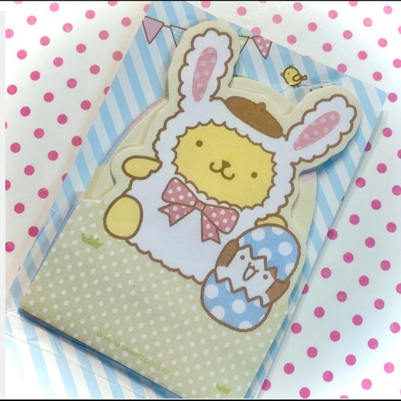 Sanrio | Office | Kawaii Stationery Pompompurin Memo Pad Post Its ...